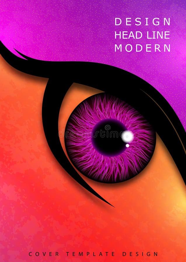 Creative Mystic Eye, Flowing Style, Gradient Background, Texture ...