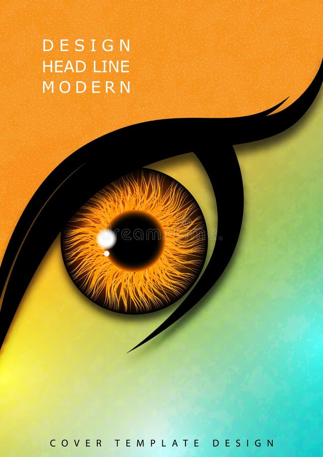 Creative Mystic Eye, Flowing Style, Gradient Background, Texture ...