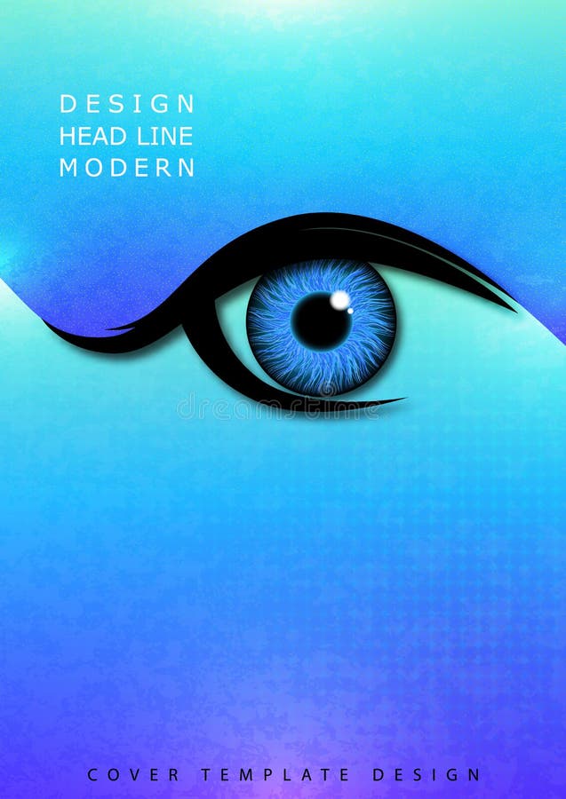 Creative Mystic Eye, Flowing Style, Gradient Background, Texture ...