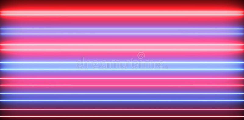 Creative Neon Bars Rendering. Colorful Led Lines Lightning Stock ...