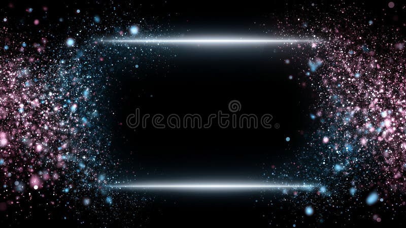 Creative Neon Light Frame Design with Vibrant Colors and Dynamic ...