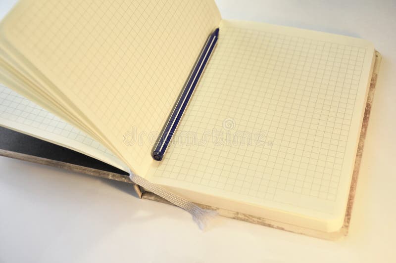 Creative Notepad with the Blue Pen Stock Image - Image of sheets, blue ...