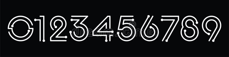 Creative Number 1 To 10 Logo Design, Abstract Number Logo Design ...