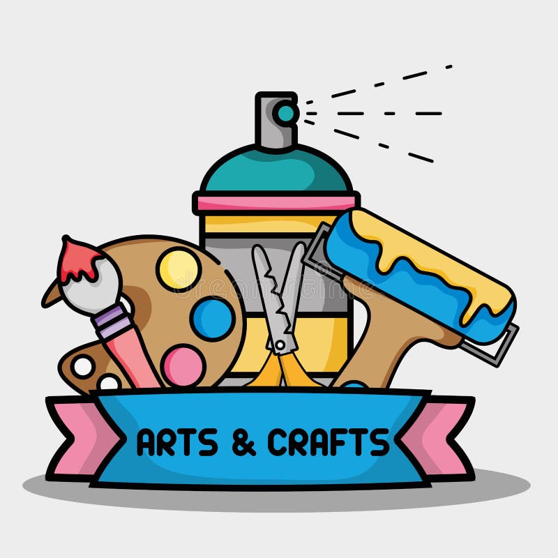 Creative Object To Art and Craft Design Stock Vector - Illustration of ...