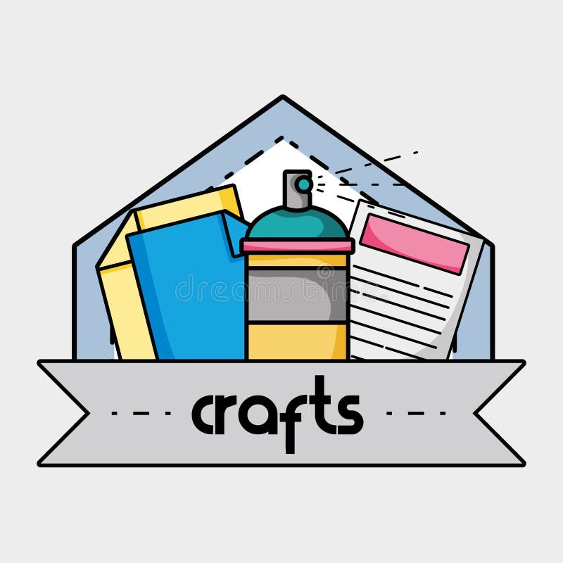 Creative Object To Art and Craft Design Stock Vector - Illustration of ...