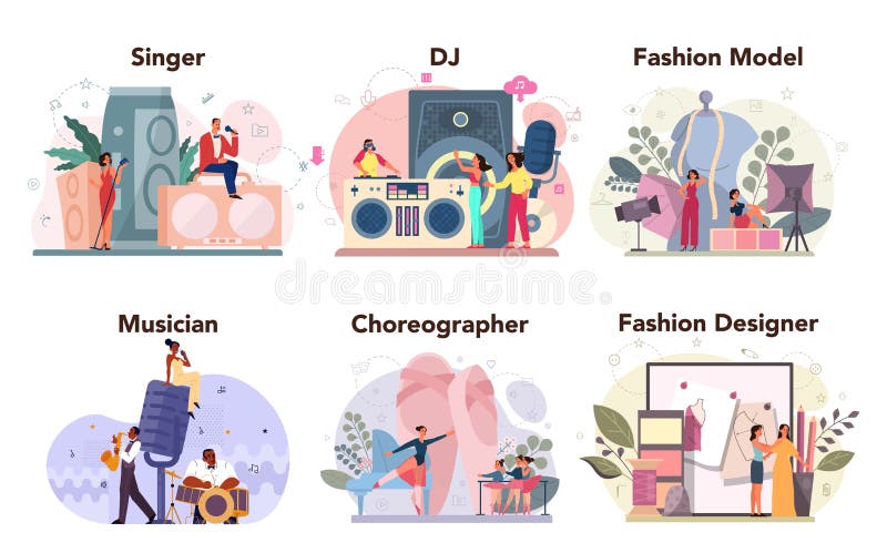 Dancer Occupation Stock Illustrations – 497 Dancer Occupation Stock ...