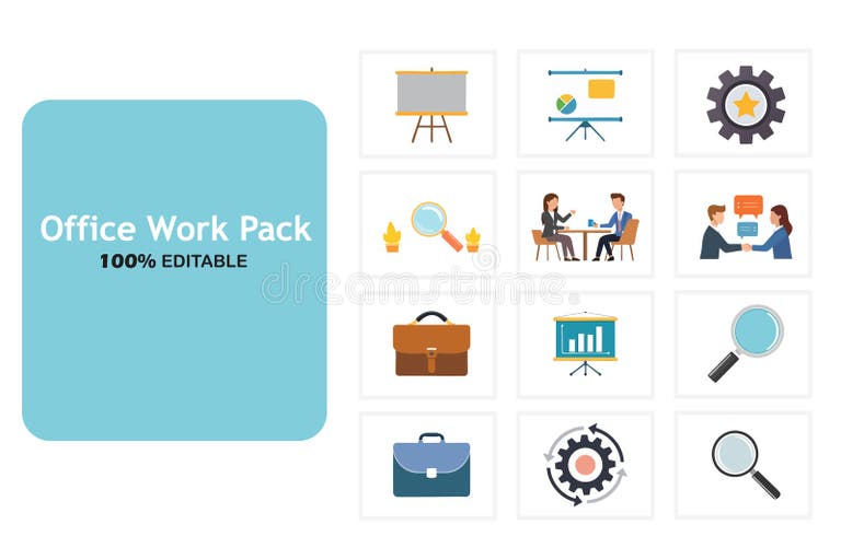 Office Management Vectors Stock Illustrations – 280 Office Management ...