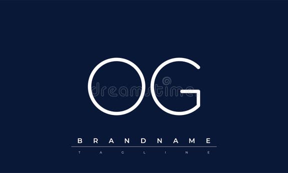 Creative OG Letter Initial Logo Vector Image Stock Vector ...