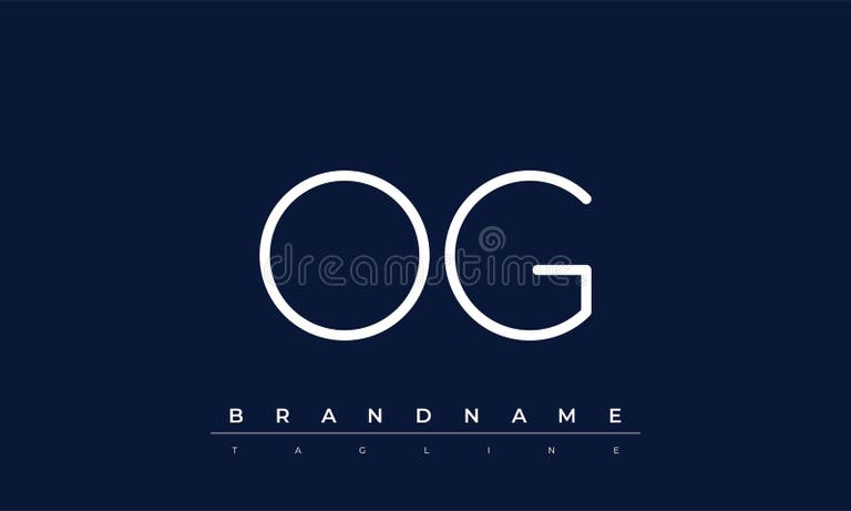Creative OG Letter Initial Logo Vector Image Stock Vector ...