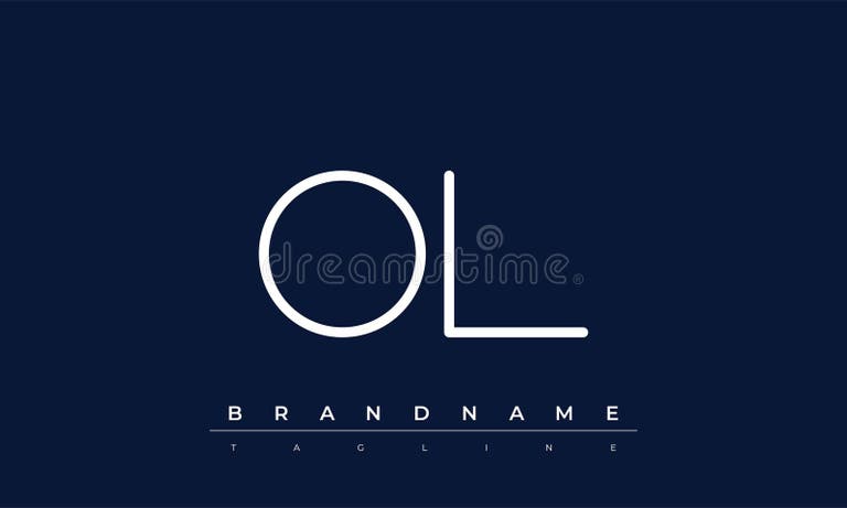 Creative OL Letter Initial Logo Vector Image Stock Vector ...