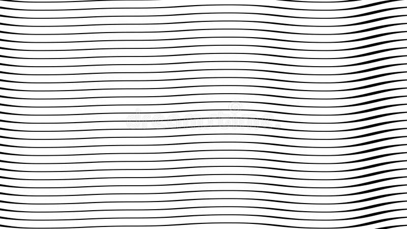 Creative Optical Geometric Art, Effect Curved Line Abstract Shape ...