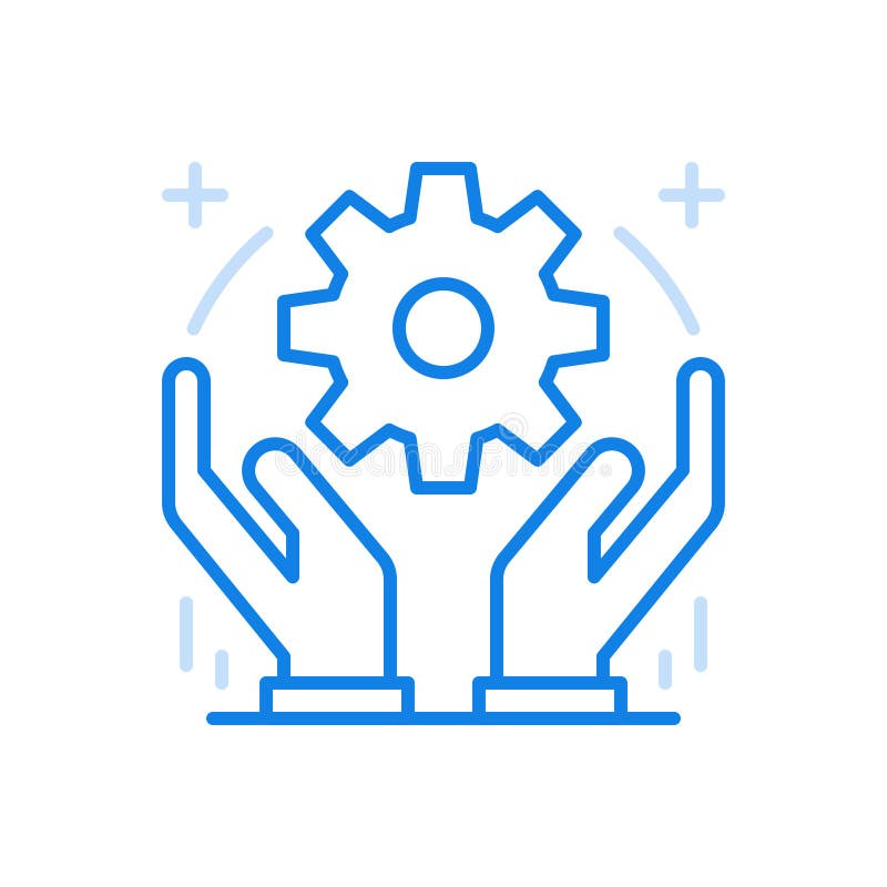 Creative Optimization Vector Line Icon. New Technology Growth ...