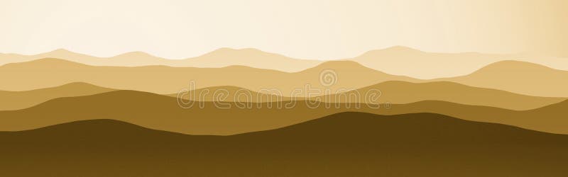 Creative Orange Hills Ridges in the Night Computer Graphic Background ...