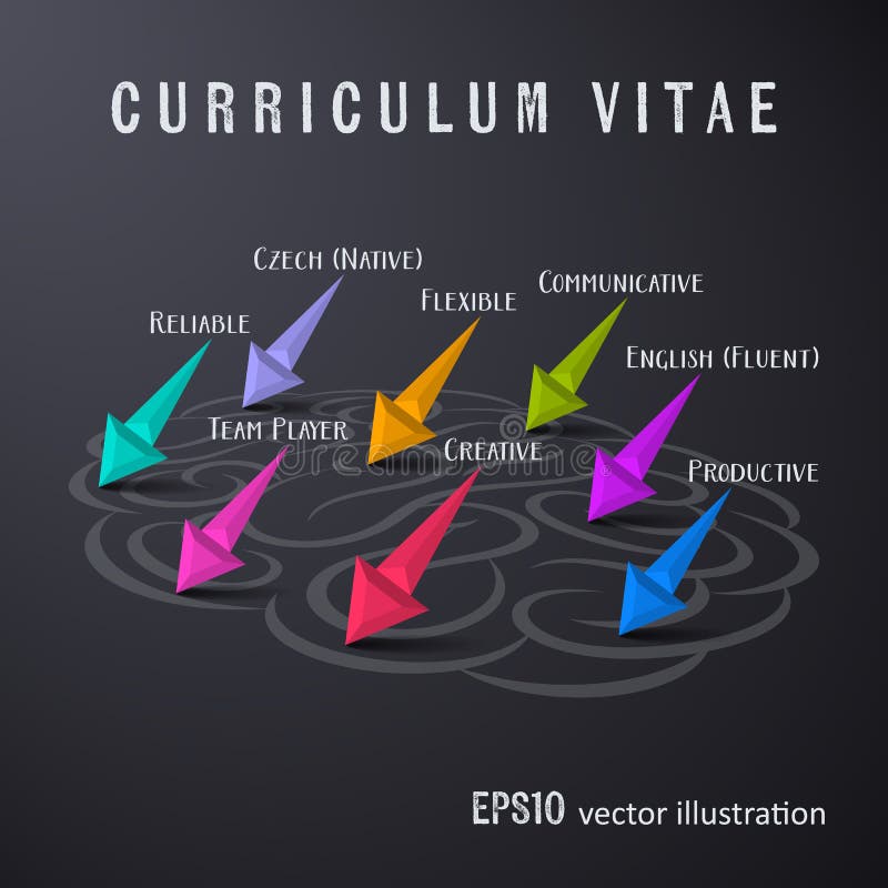 Creative Original Cv Template Stock Vector - Illustration of eps10 ...