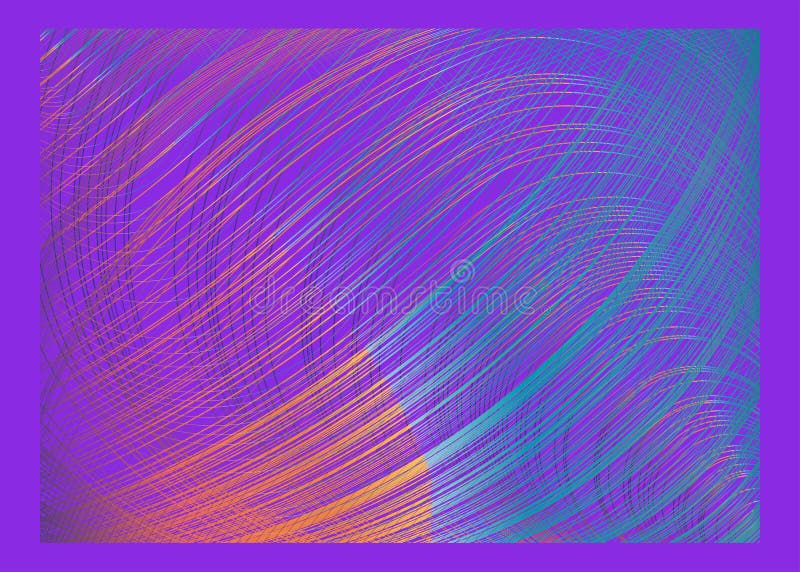 Vector Abstract Geometric Background of Colored Lines Stock Vector ...