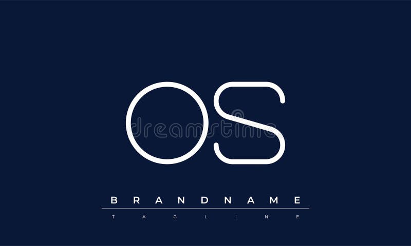 Creative OS Letter Initial Logo Vector Image Stock Vector ...