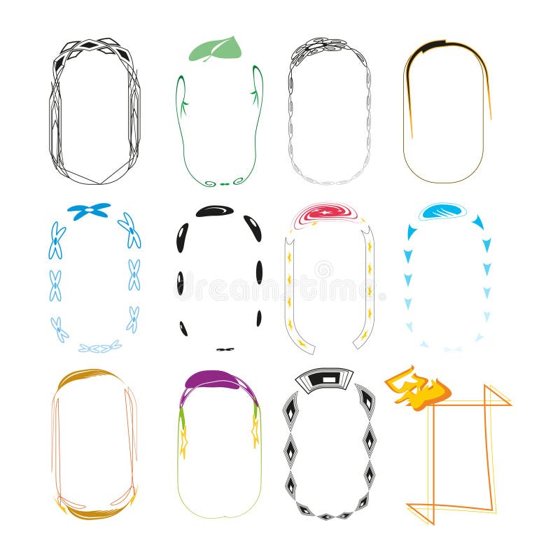 Fantasy Frames Borders Stock Illustrations – 894 Fantasy Frames Borders ...