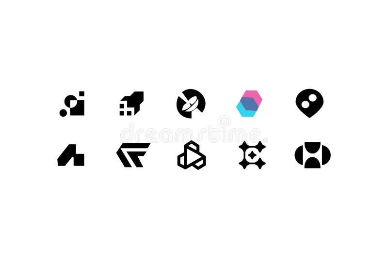 Creative Pack of Abstract, Minimal, and Minimalist Logos for Modern ...