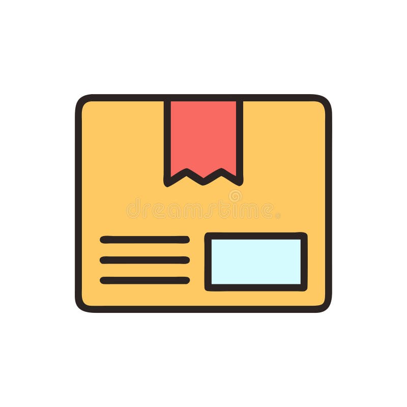 Creative Package Label Icon Representation Stock Vector - Illustration ...