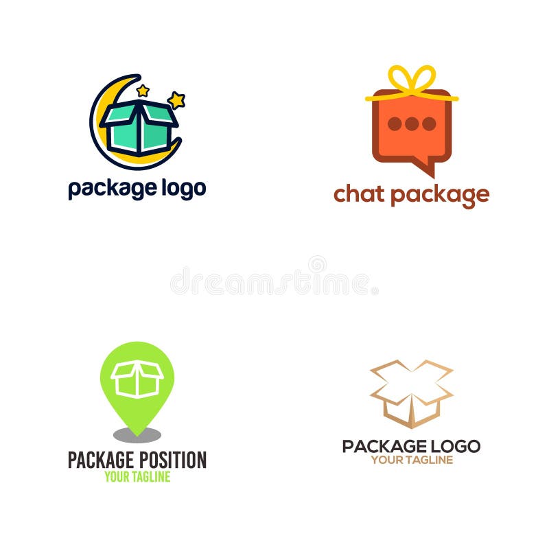 Creative Package Logo Design Vector Art Logo Stock Illustration ...