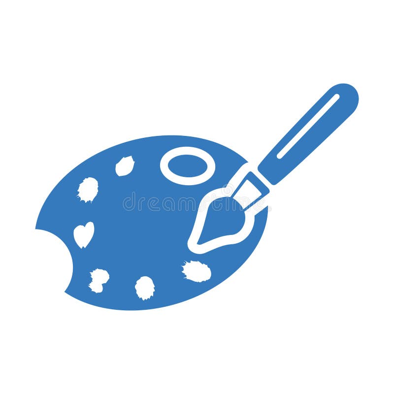 Creative, Paint Icon. Blue Color Vector EPS Stock Vector - Illustration ...