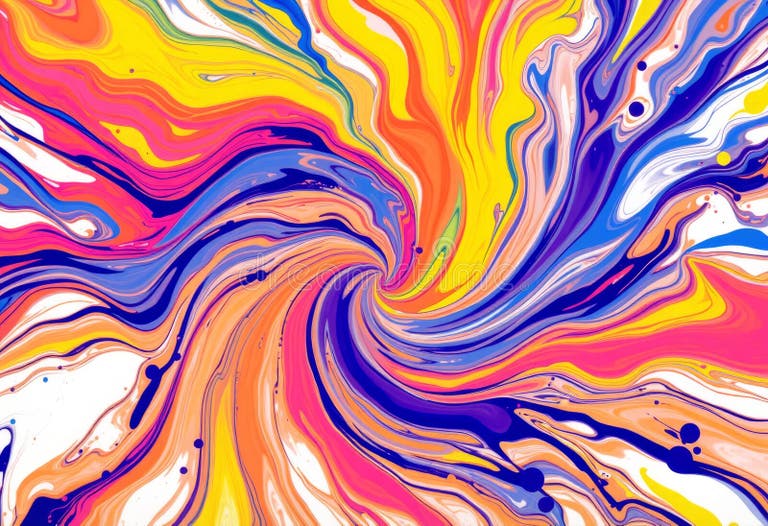 Creative Paint Splatter in a Vortex Creating a Vortex with Liqui Stock ...
