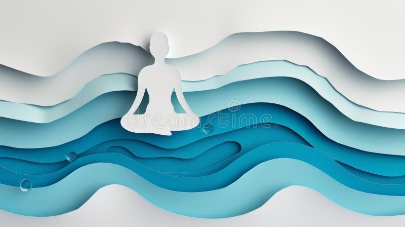 Creative Paper Art Collage Depicting WorkLife Balance Concept with ...