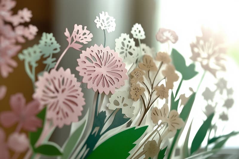 Creative Paper Cut-out Design for Spring HR Planning with Spacious Text ...