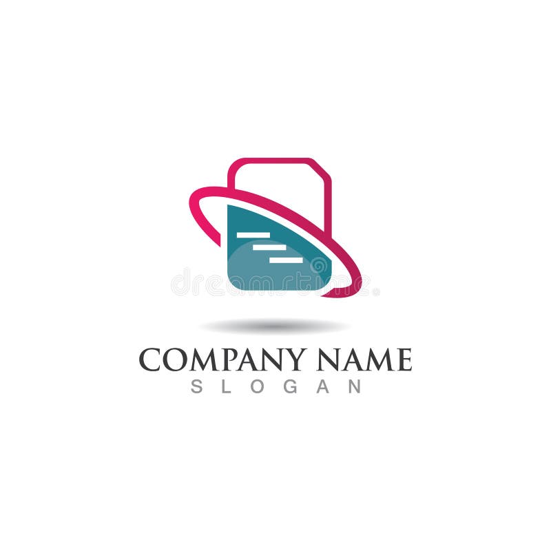 Creative Papper Document Company Logo Icon Template Design Vector Stock ...