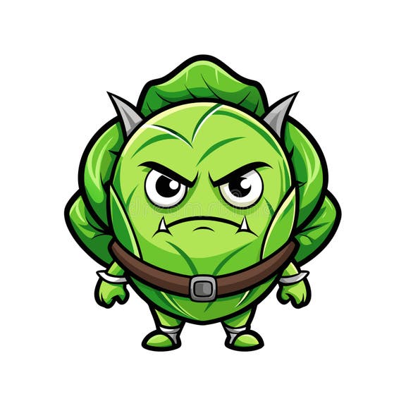 Creative Paralyzed Brussels Sprouts Vegetable Design Stock Photo ...