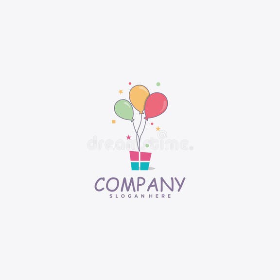 Creative party logo stock vector. Illustration of template - 230596742