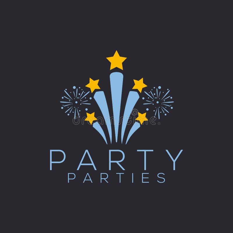 Creative Party Logo Design Vector Art Logo Stock Illustration ...