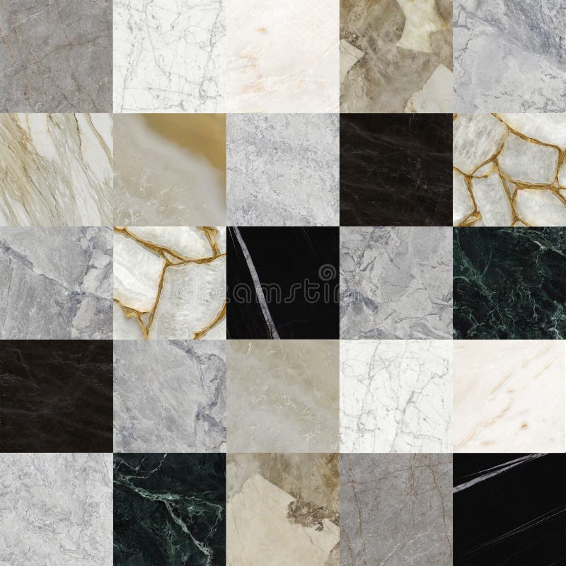 Creative Patchwork Pattern Stone Ceramic Wallpaper Design. White Marble ...