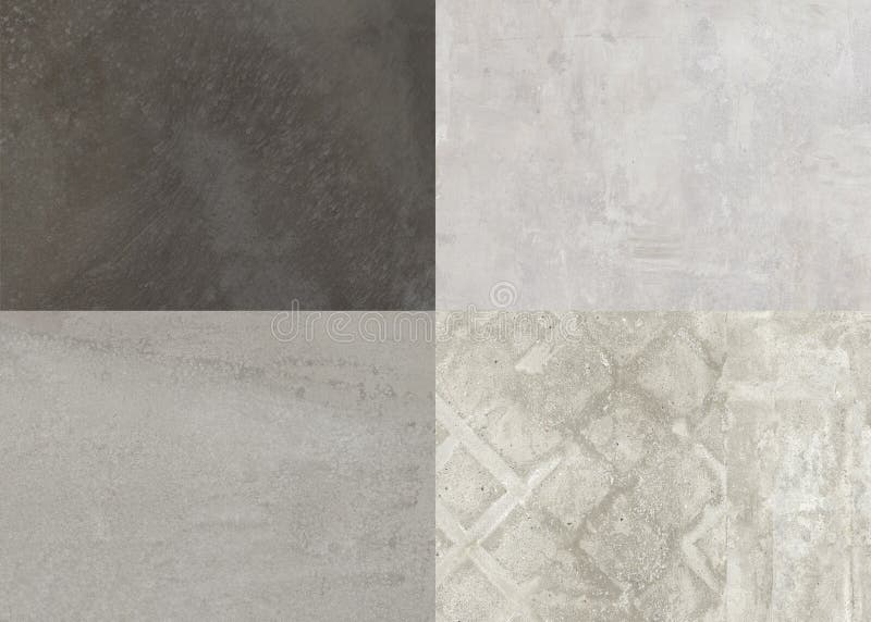 Creative Patchwork Pattern Made of Concrete and Natural Stone. Stock ...