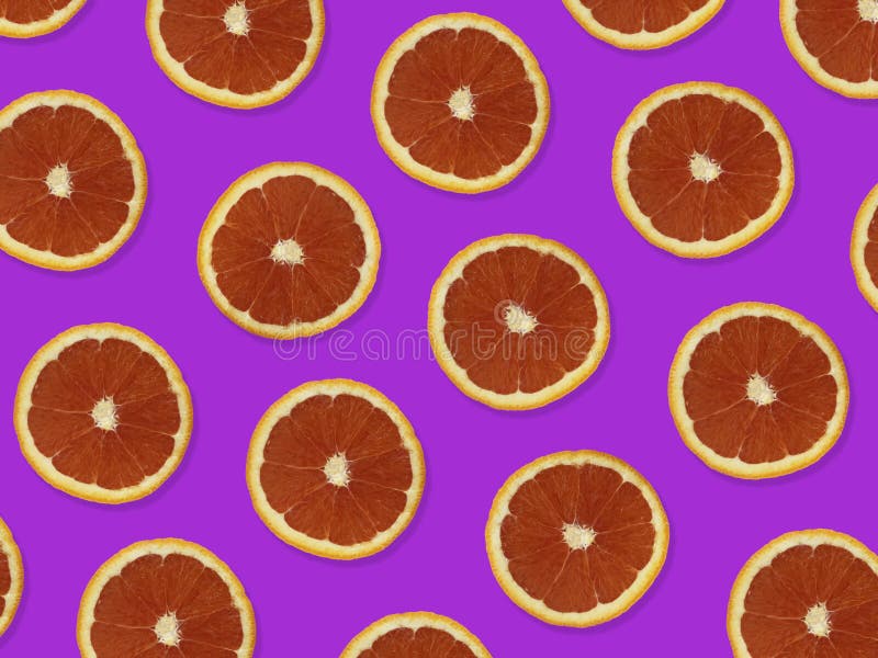 Creative Pattern Made of Red Oranges. Stock Photo - Image of summer ...