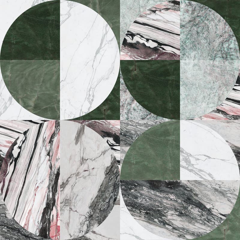 Creative Pattern Stone Ceramic Wallpaper Design. Natural Stones Marbles ...