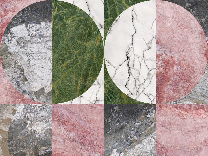 Creative Pattern Stone Ceramic Wallpaper Design. Natural Stones Marbles ...