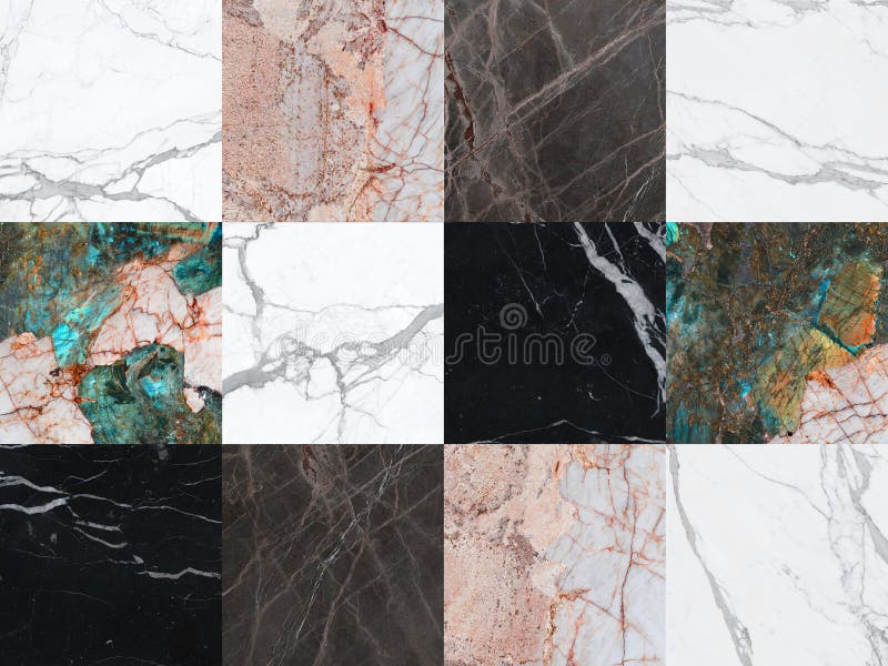 Creative Pattern Stone Ceramic Wallpaper Design. Natural Stones Marbles ...