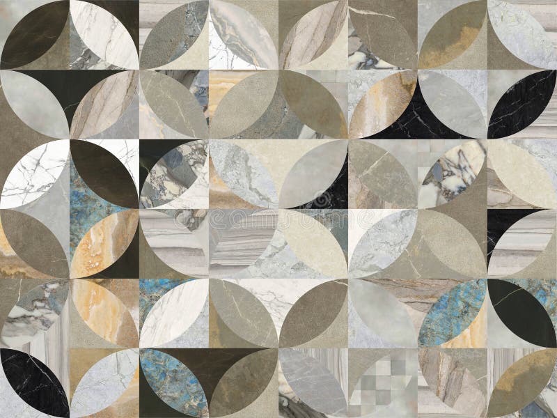 Creative Pattern Stone Ceramic Wallpaper Design. Natural Stones Marbles ...