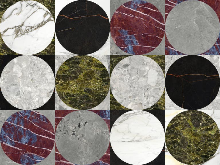 Creative Pattern Stone Ceramic Wallpaper Design. Natural Stones Marbles ...