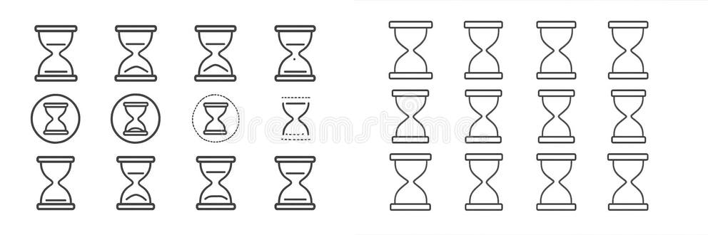 Creative Patterns of Hourglasses Displayed in a Modern Design for ...