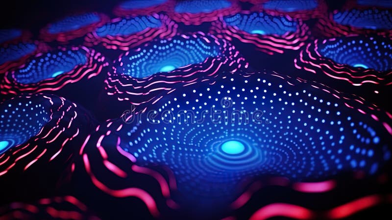 Creative Patterns with Projectors Stock Illustration - Illustration of ...