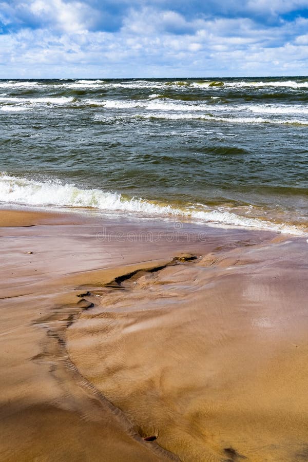 Creative Patterns and Signs in Beach Sand Stock Image - Image of sand ...