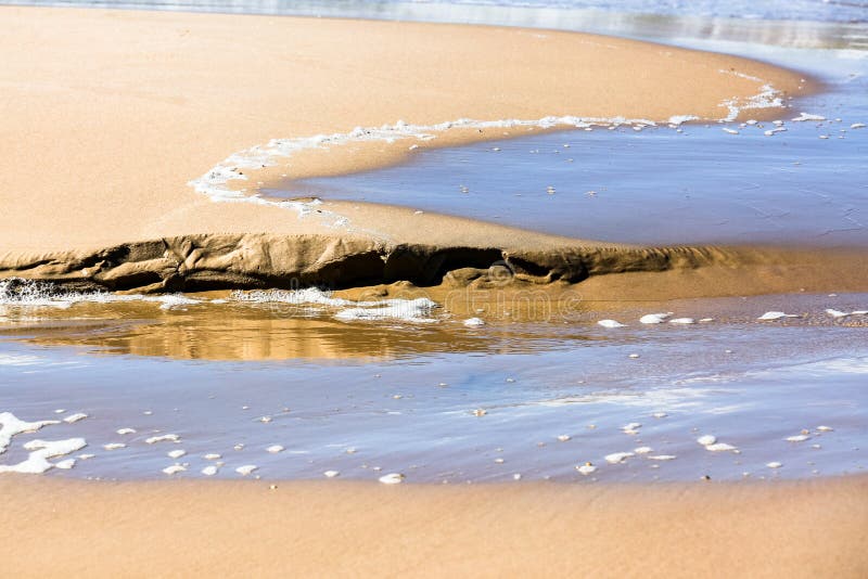 Creative Patterns and Signs in Beach Sand Stock Image - Image of symbol ...