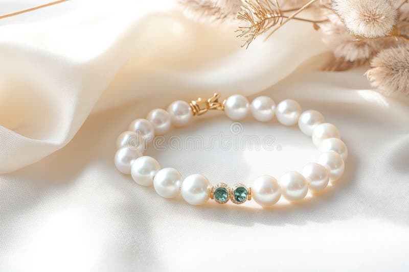 Creative Pearl and Crystal Slider Bracelet with Elegant Design and Soft ...