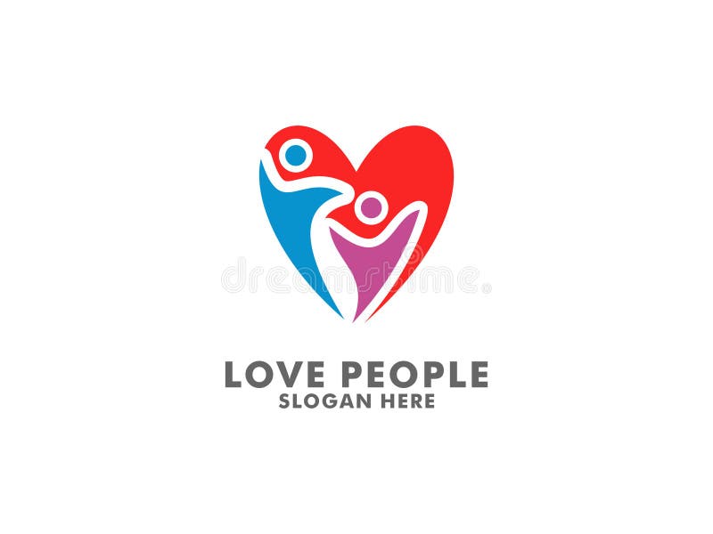 Creative People Logo Design Template, Social People Logo Vector Stock ...