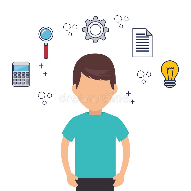 Creative people our team stock illustration. Illustration of person ...