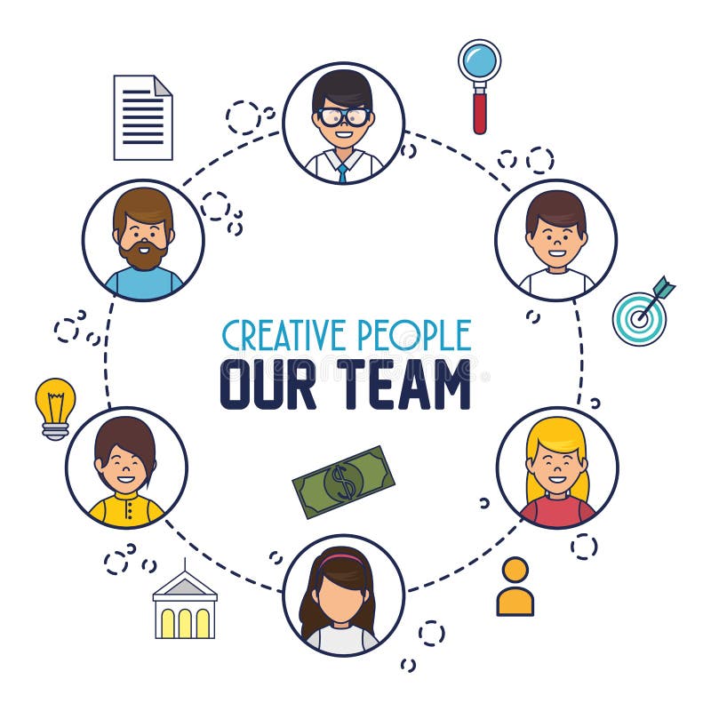 Our Team Infographic Stock Illustrations – 167 Our Team Infographic ...