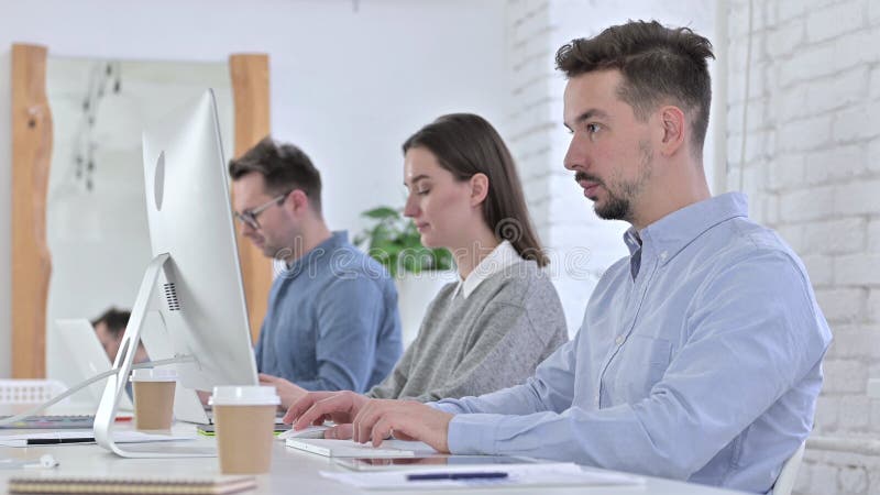 Creative People Working in Modern Office Stock Photo - Image of ...