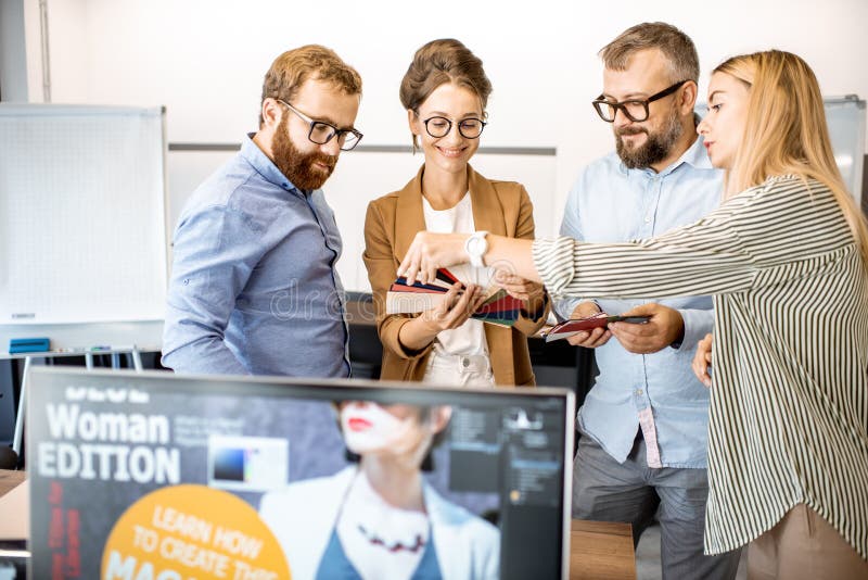 Creative People Working in the Office Stock Photo - Image of casual ...